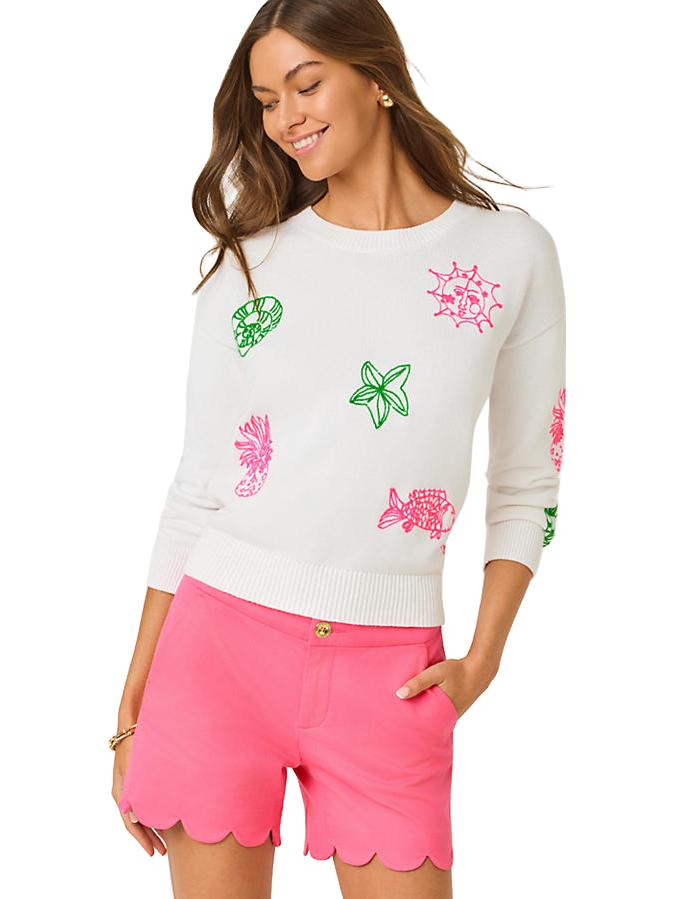 LILLY PULITZER® Lilly Pulitzer Buttercup Mid Rise Short